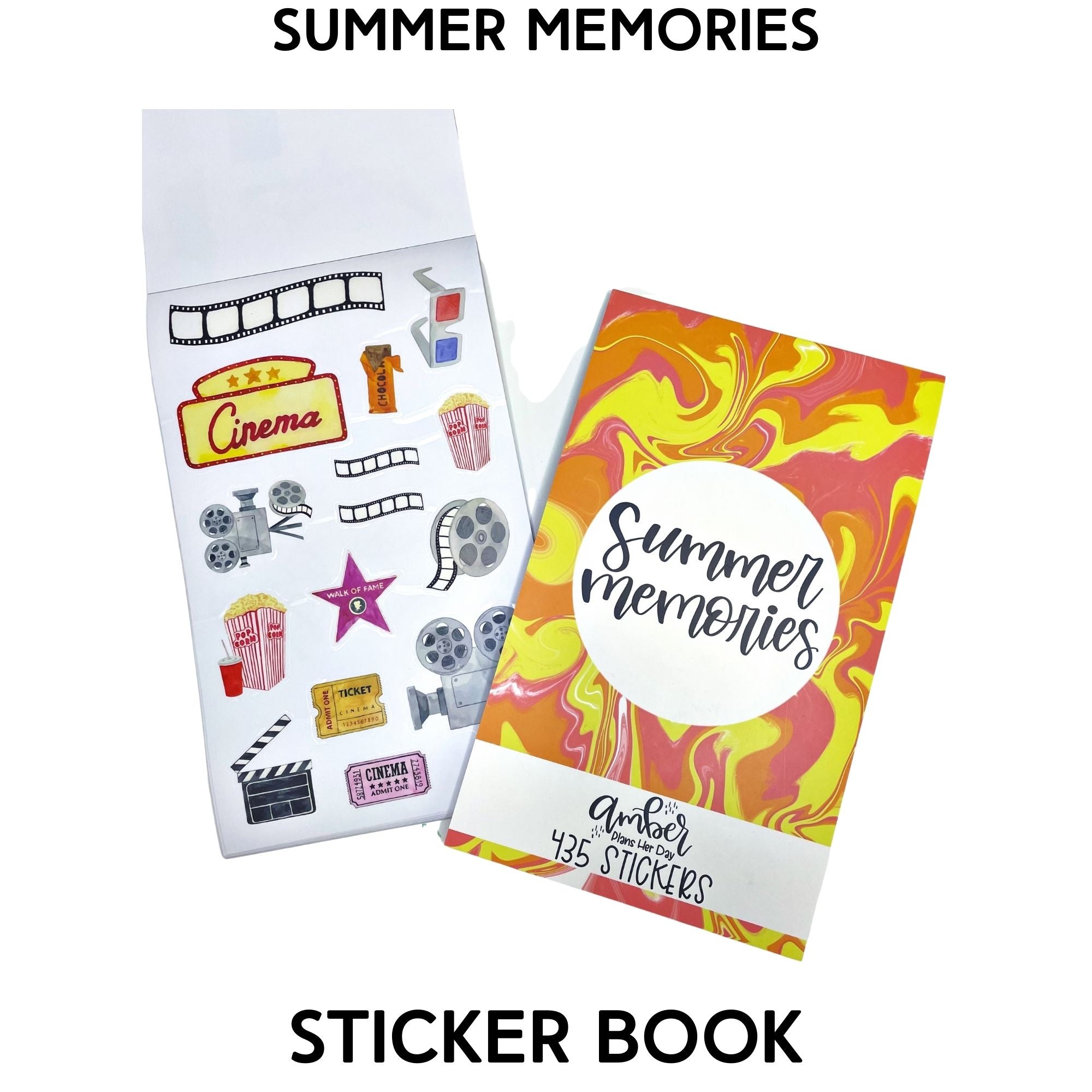 Summer Memories Sticker Book – Amber Plans Her Day